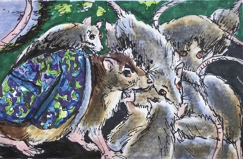 contemporary satire art irene dogmatic